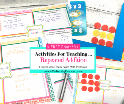 Repeated Addition For Kids {Activities, Videos & Free Printables}